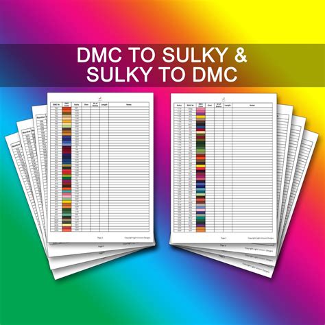 Sulky Thread Conversion Chart Sulky Original Slimline Box Poly