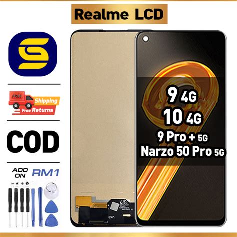Lcd Realme G Pro Plus G G Narzo Pro Compatible For Glass Original Touch Screen