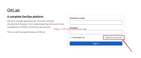 Gitlab忘记密码 Devops