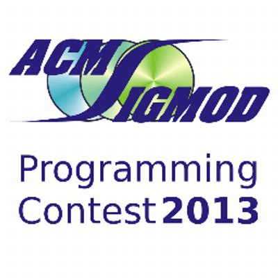 ACM SIGMOD Contest Sigmod13contest Twitter