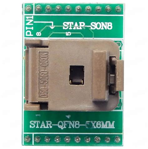 QFN8 To DIP8 STAR QFN8 5x6mm Programmer Adapter Sockets DFN8 MLF8 STAR