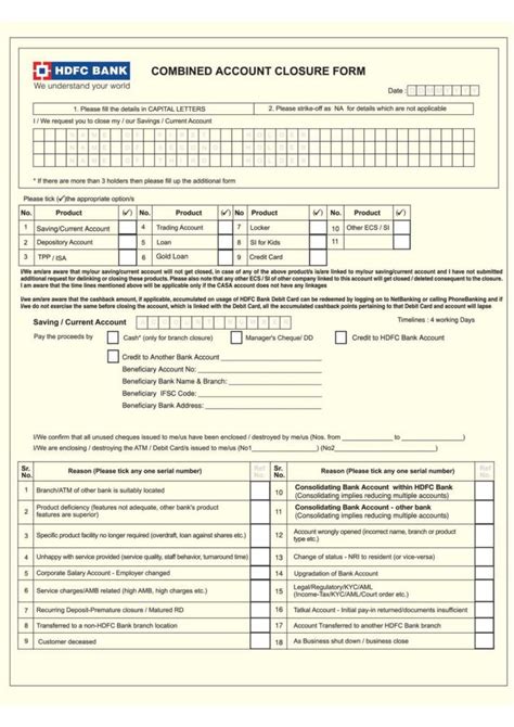 Hdfc Bank Form 60 In Pdf Download