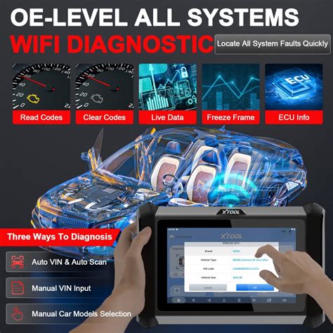 Wifi Xtool D7w Bidirectional Scan Tool Can Fd And Doip Ecu Coding