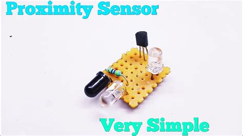 diy proximity sensor circuit with bc547 transistor
