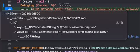 Network Discovery Errors On IOS Issue ZebraDevs LinkOS IOS Samples GitHub
