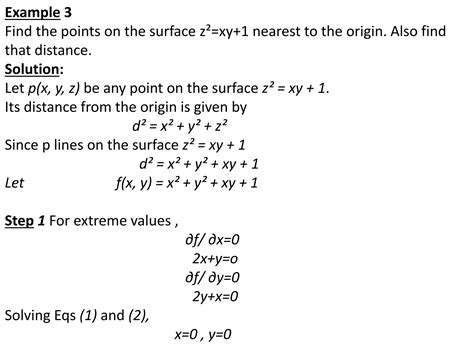 Maxima And Minima Of Calculus Ppt