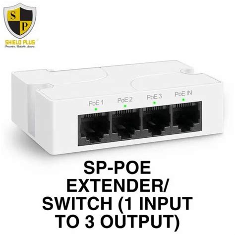 Shield Plus Poe Extenderswitch 1 Input To 3 Input Imported At ₹ 750