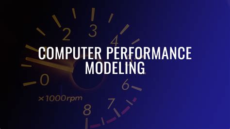 Computer Performance Modeling Computer Measurement Group