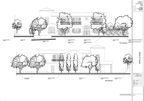 Architectural Trees In Elevation