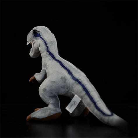 Peluche Réaliste Dinosaure Gris Raptor Univers Peluche Dinosaur