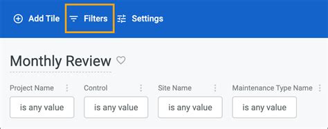 Enable Cross Filtering Help Center