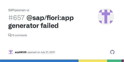Sapfioriapp Generator Failed · Issue 657 · Sapyeoman Ui · Github