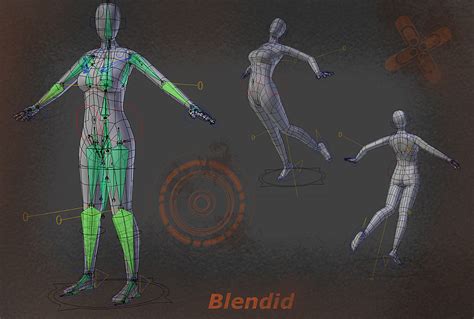 Rigging Female Charactere CG Cookie