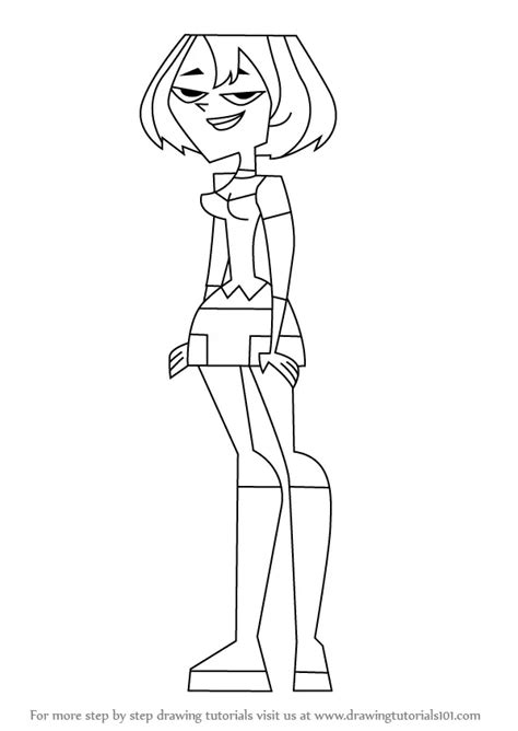 How To Draw Gwen From Total Drama Island Total Drama Island Step By Step DrawingTutorials Com