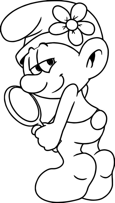 Smurf Coloring Page
