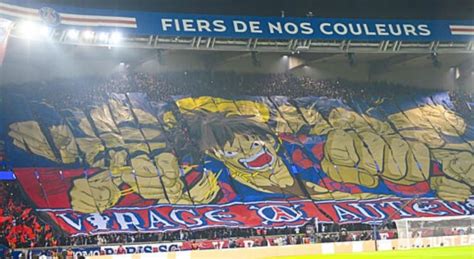 Psg Bayern Un Tifo One Piece Au Parc Des Princes Sport 365