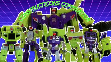 Transformers Stop Motion Compilation Constructicons Devastator Youtube