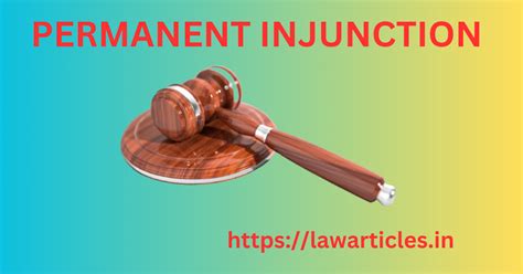 Permanent Injunction Lawarticles In