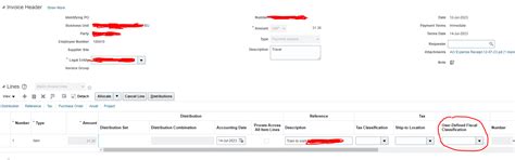 Is There A Way To Default In User Defined Fiscal Classification Code Value On To An Ap Invoice
