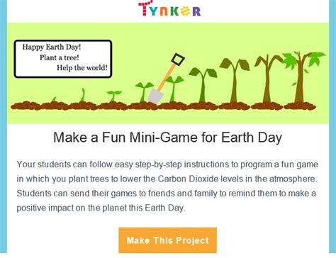 Coding Earth Day W Tynker Crazy4computers