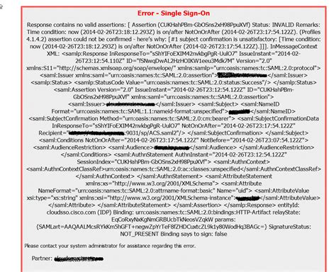 Response Contains No Valid Assertions Ping Federate
