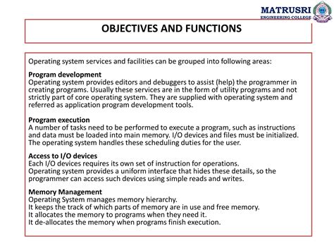 Real Time Operating System Structures Of Operating System Monolithic