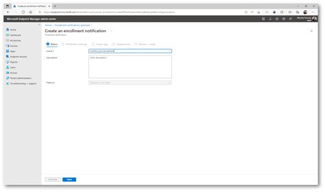 Microsoft Intune Configurare Le Device Enrollment Notifications Ict Power