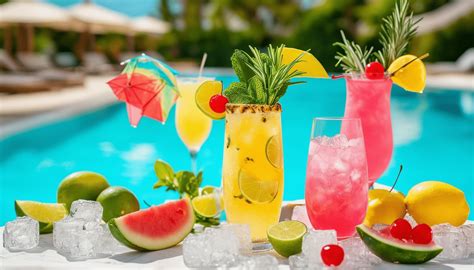 Refreshing Poolside Cocktails To Savor This Summer