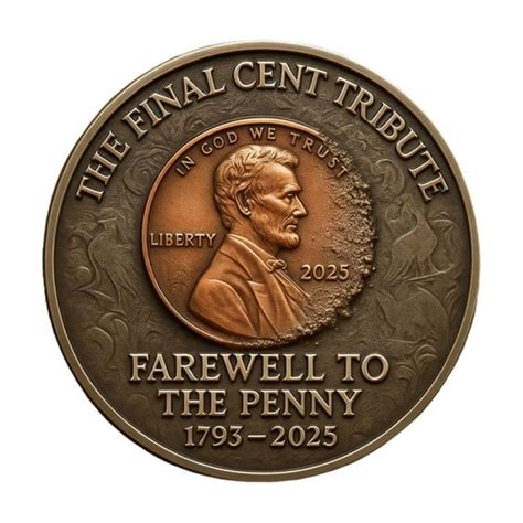 Final Cent Commemorative Keepsake Tribute Collection Decorations