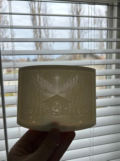 Christmas Nativity Lithophane By Clark Makerworld Download Free 3d Models