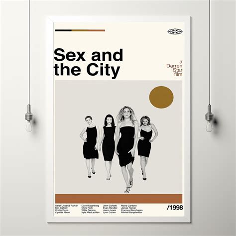 Sex And The City Poster Darren Star Movie Vintage Art Retro Movie P