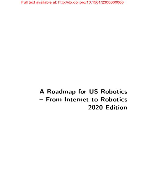 Summary Pdf Robot Robotics