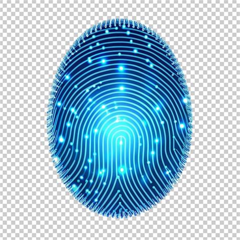 Premium Psd Biometric Fingerprint Scan Identification System