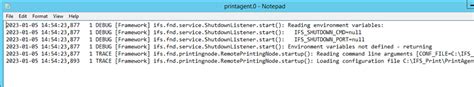 New Print Agent Logs Error Environment Variables Not Defined Returning Ifs Community