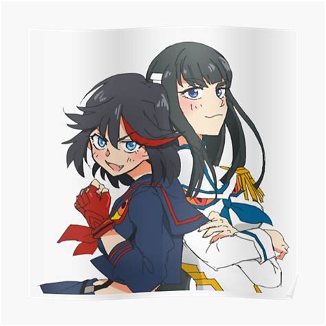 Cute Character Chibi Of Kill La Kill Ryūko Matoi In Love With Satsuki