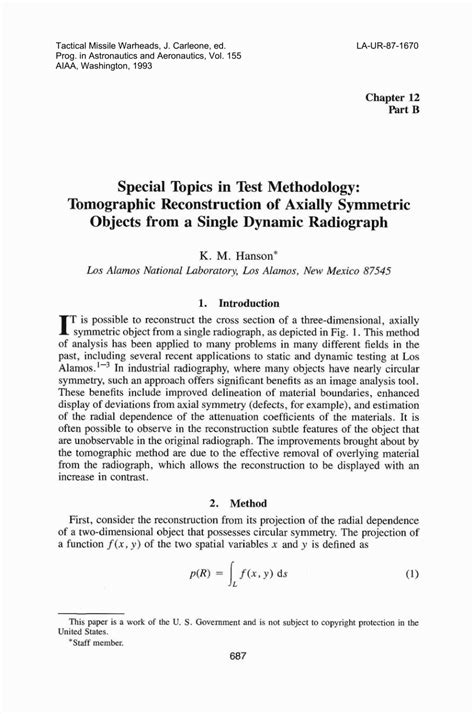 Pdf Tomographic Reconstruction Of Axially Symmetric Objects From A