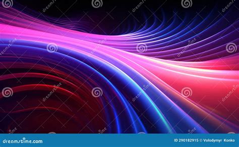 A Vibrant Abstract Background With Flowing Waves Of Color Generative Ai Stock Image Image Of