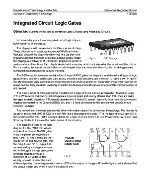 Fillable Online NAND Gate Breadboard Project Silver Fox Ca Fax Email Print PdfFiller