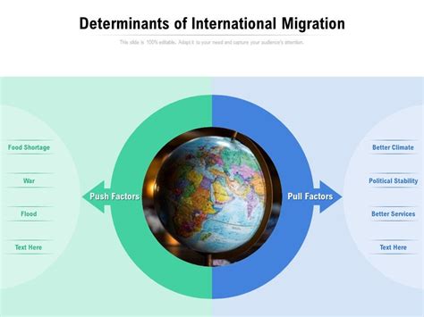 Determinants Of International Migration Ppt Powerpoint Presentation File Clipart Images
