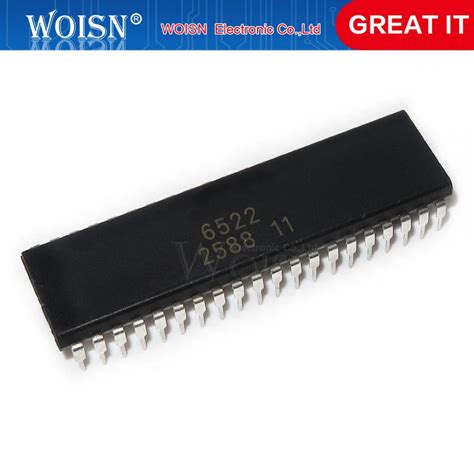 1pcs Lot 6522 Mos6522 Mos 6522 Sy6522 Dip 40 In Stock Integrated Circuits Aliexpress