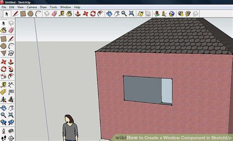 How To Create A Window Component In SketchUp Steps