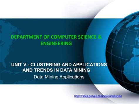 Dataminingapplications Of Various Kinds Ppt