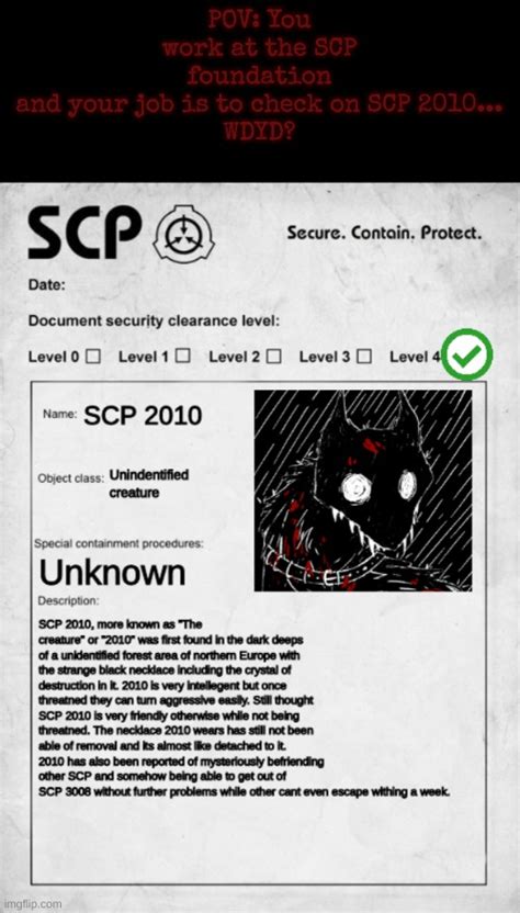 Scp Foundation Job List At James Madrigal Blog