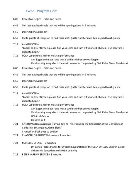 Sample Event Program Templates PSD AI Free Premium Templates