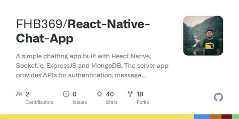Github Fhb369react Native Chat App A Simple Chatting App Built With React Native