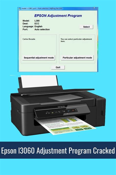 Epson L3060 Adjustment Program Cracked Download Artofit
