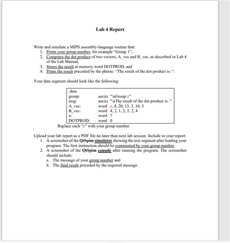 Solved Lab 4 Report Write And Simulate A Mips