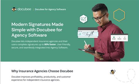 Docubee For Agency Software Fact Sheet