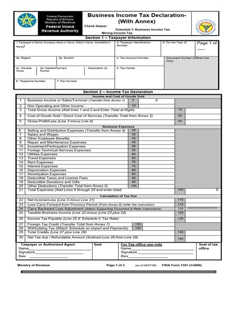 Schedulecform With Annexinstructions Pdf Expense Income Tax