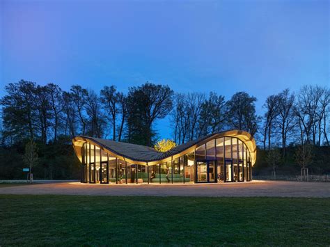 University Of Stuttgart Uses Self Shaping Timber For Garden Show Pavilions